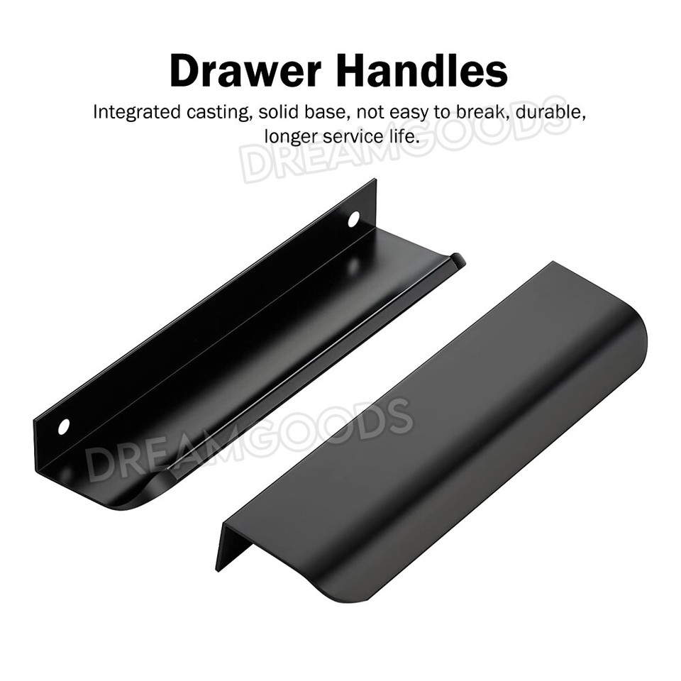 Kitchen Lip Pulls Handles Cupboard Door Cabinet Drawer Contemporary ...