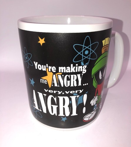 Marvin Martian Making Angry.Coffee Mug Warner Bros Studio Store Looney ...