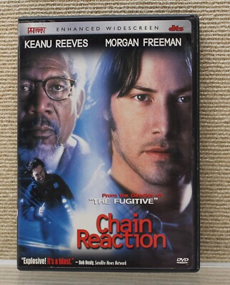 */ DVD Chain Reaction - PG13 - 1996 - Action/Adventure - B2 | eBay