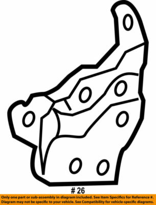 53804-47020 Toyota Bracket, front side panel, lh 5380447020, New ...