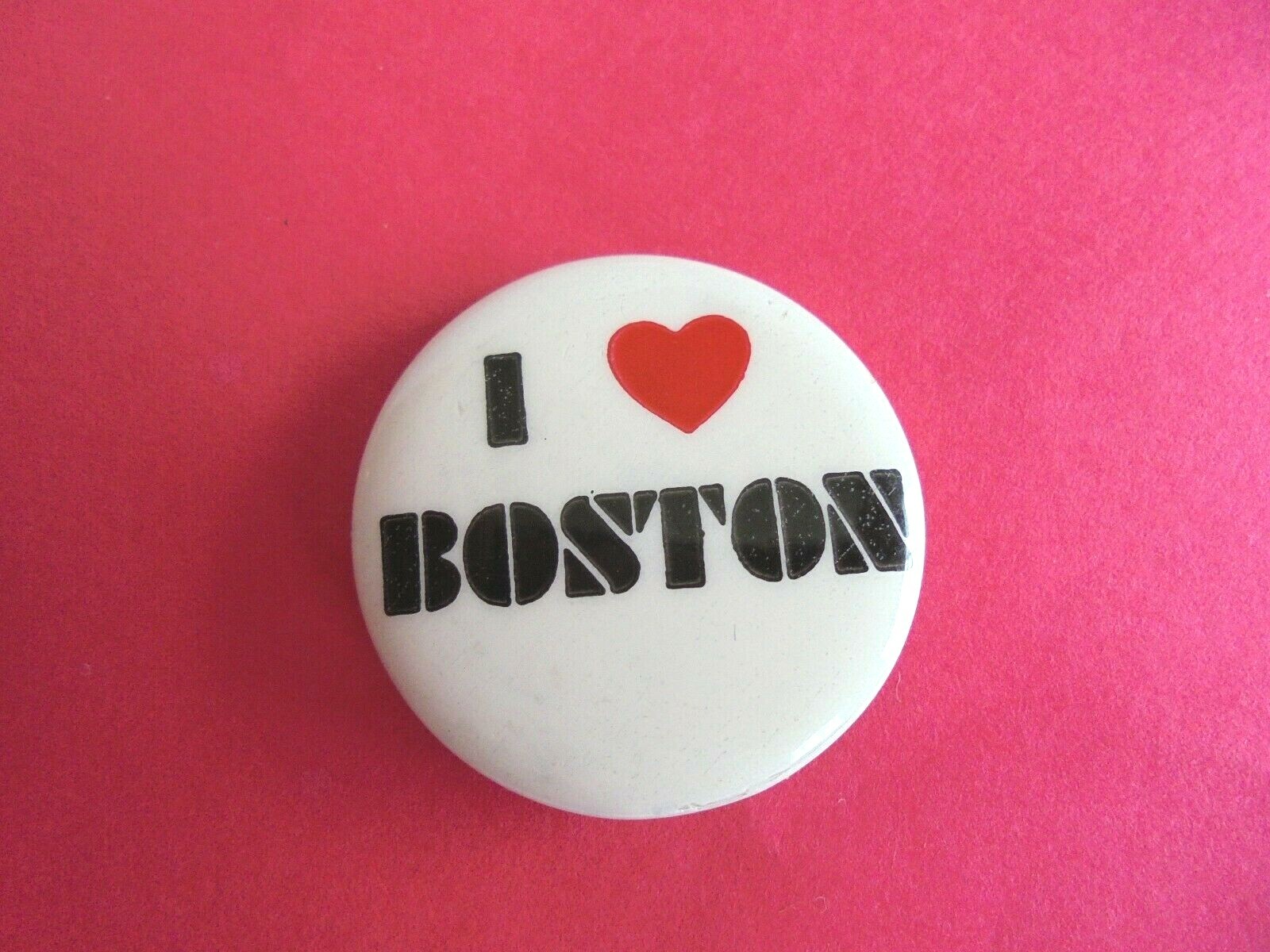 Cool Vintage I Love Boston MA City Tourist Tourism Promo Souvenir ...