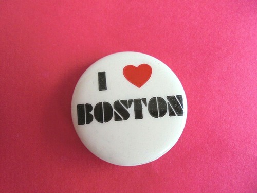 Cool Vintage I Love Boston MA City Tourist Tourism Promo Souvenir ...