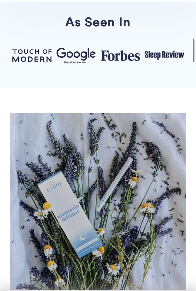 Cloudy Sleep Melatonin Diffuser Pen Oil Aromatherapy Chamomile Lavender ...