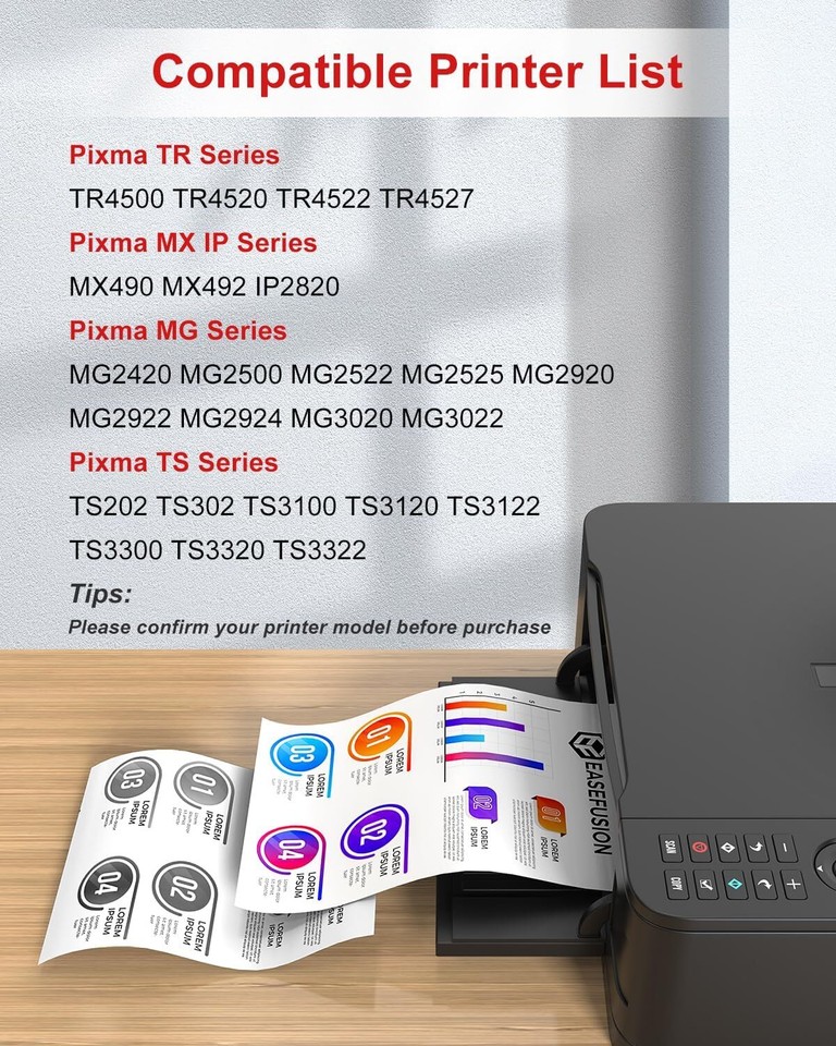 2x PG-245XL Black CL-246XL Color Ink for Canon Pixma MG2522 MG2520 ...