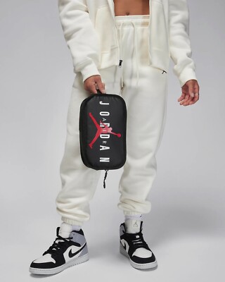 Nike Air Jordan Men's Travel Dopp Kit Clutch Toiletries Bag Black White ...