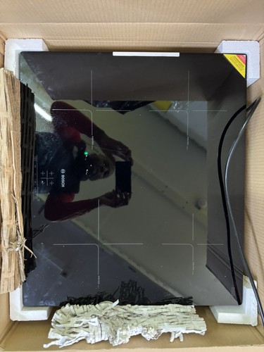 Bosch PUE611BF1B 59cm Frameless Four Zone Induction Hob - Black for ...