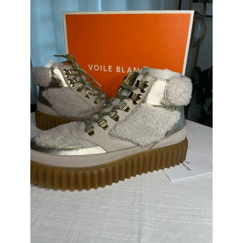 NEW Voile Blanche EVA Hike Nubuck/ Shearling Metallic & Cream Size EU ...