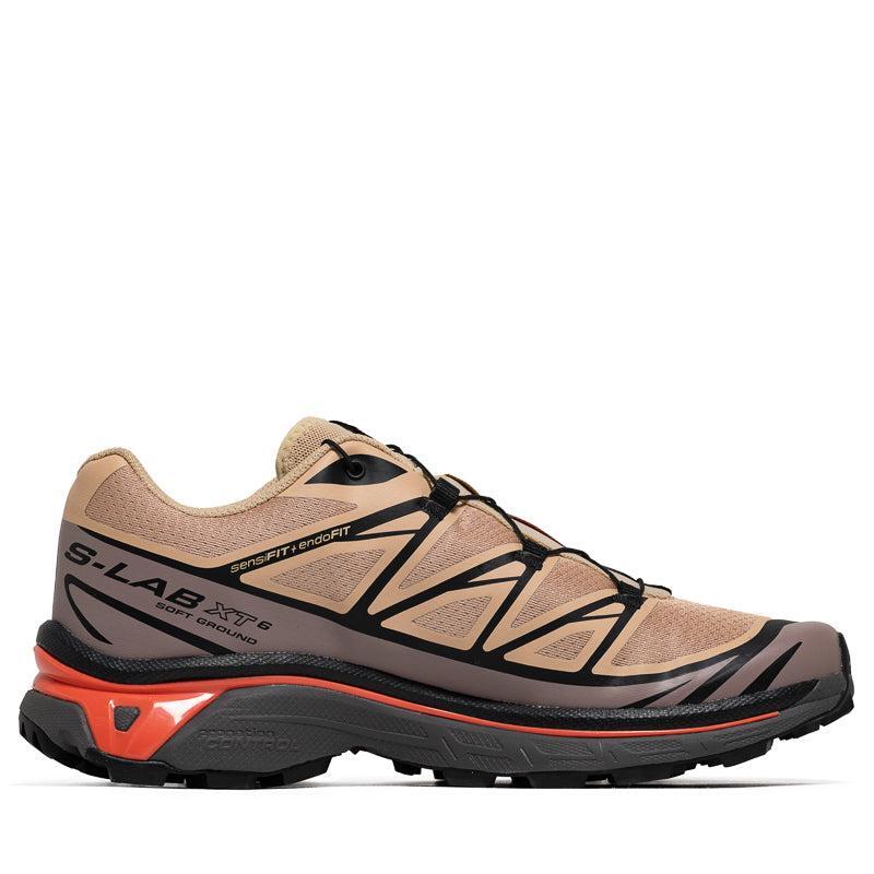 Salomon XT-6 Hazelnut Quail Living Coral Grey Black Salomon XT-6 Hazelnut Quail Living Coral Grey Black