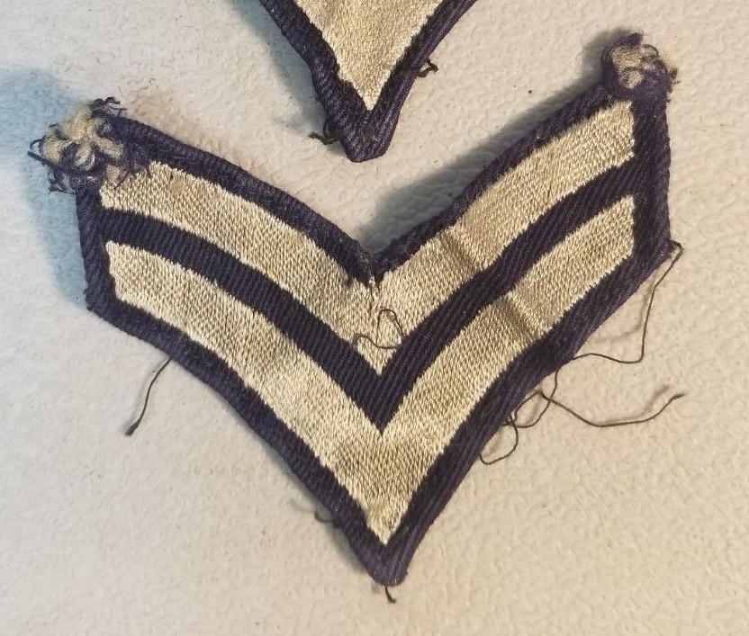 VINTAGE WW2 CHEVRON US MILITARY CORPORAL PATCHES 75B | eBay
