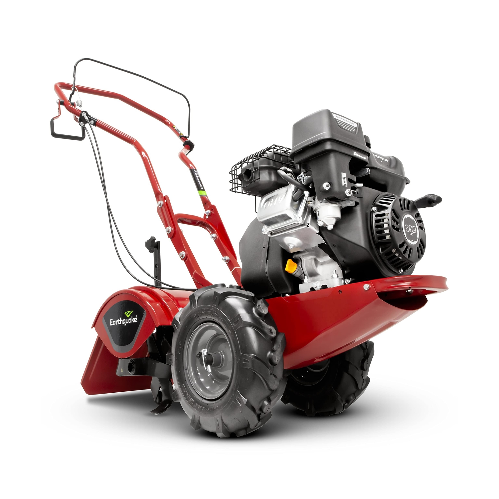 EARTHQUAKE Victory Rear Tine Tiller, Powerful 209cc 4-Cycle Viper ...