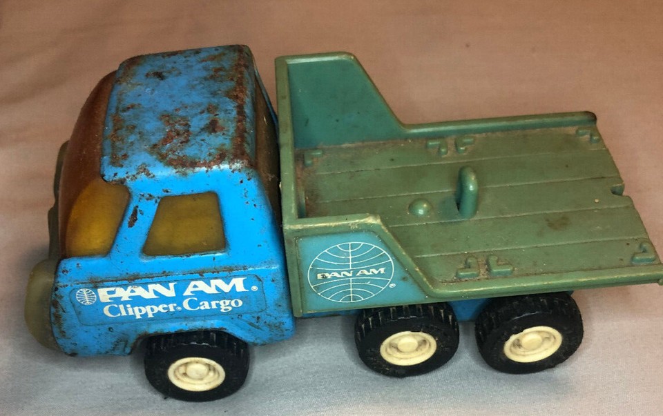 PAN AM CLIPPER CARGO TRUCK 5-INCH BUDDY L PRESSED STEEL | eBay