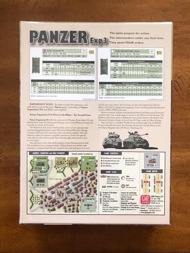 GMT Games: Panzer Expansion Set #3 - 1st Printing - New in Shrink | eBay