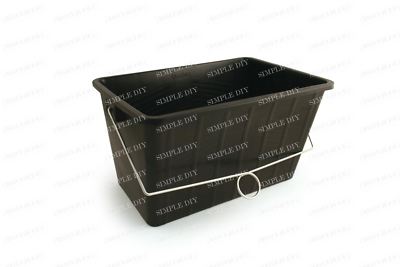 Professional Window Cleaners Bucket Black Plastic 15L Capacity with ...