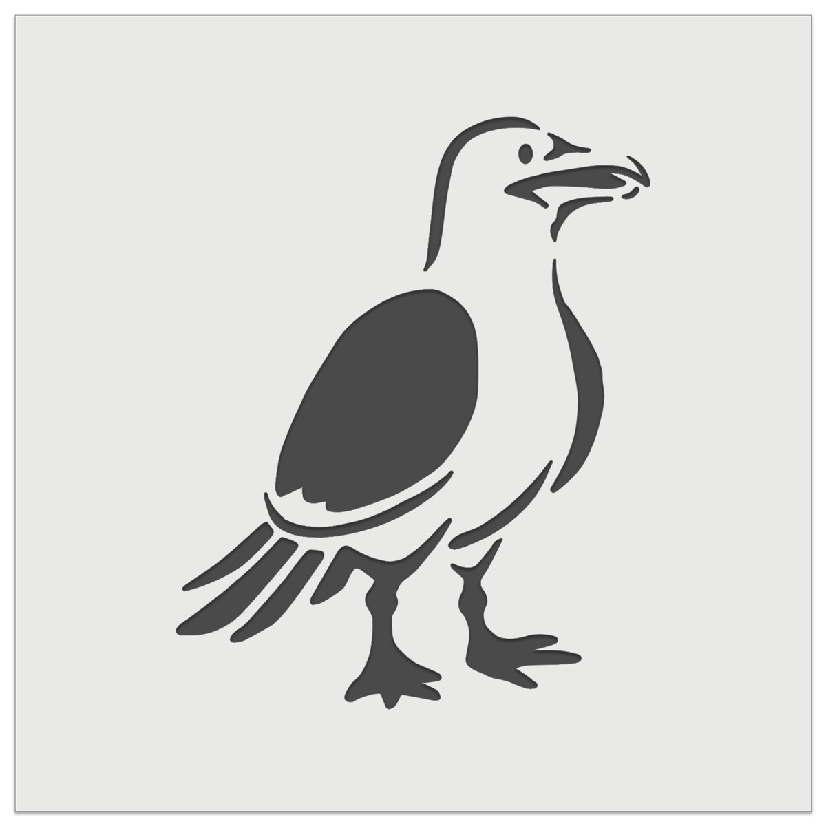Seagull Stencil Templates Reusable Seagull Stencils Painting Bird