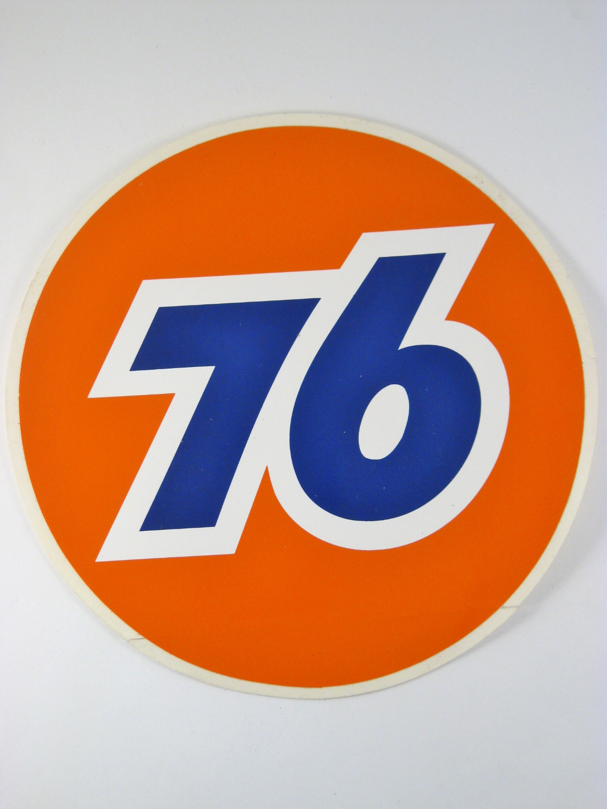 Vintage Original Union 76 Gasoline Decal Sticker 6 3/8" Diameter Gas ...