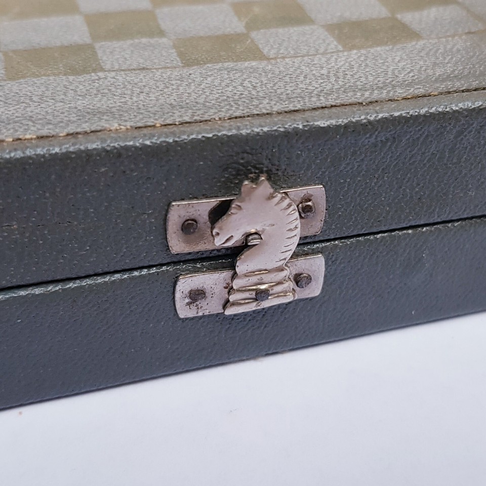 Vintage Soviet ussr Pocket Chess Set Kyiv Traveling Road Antique 1960-s ...