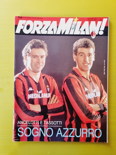 Forza Milan 2 February 1990 Ancelotti-Tassotti-Heysel-Olanda-Italia ...