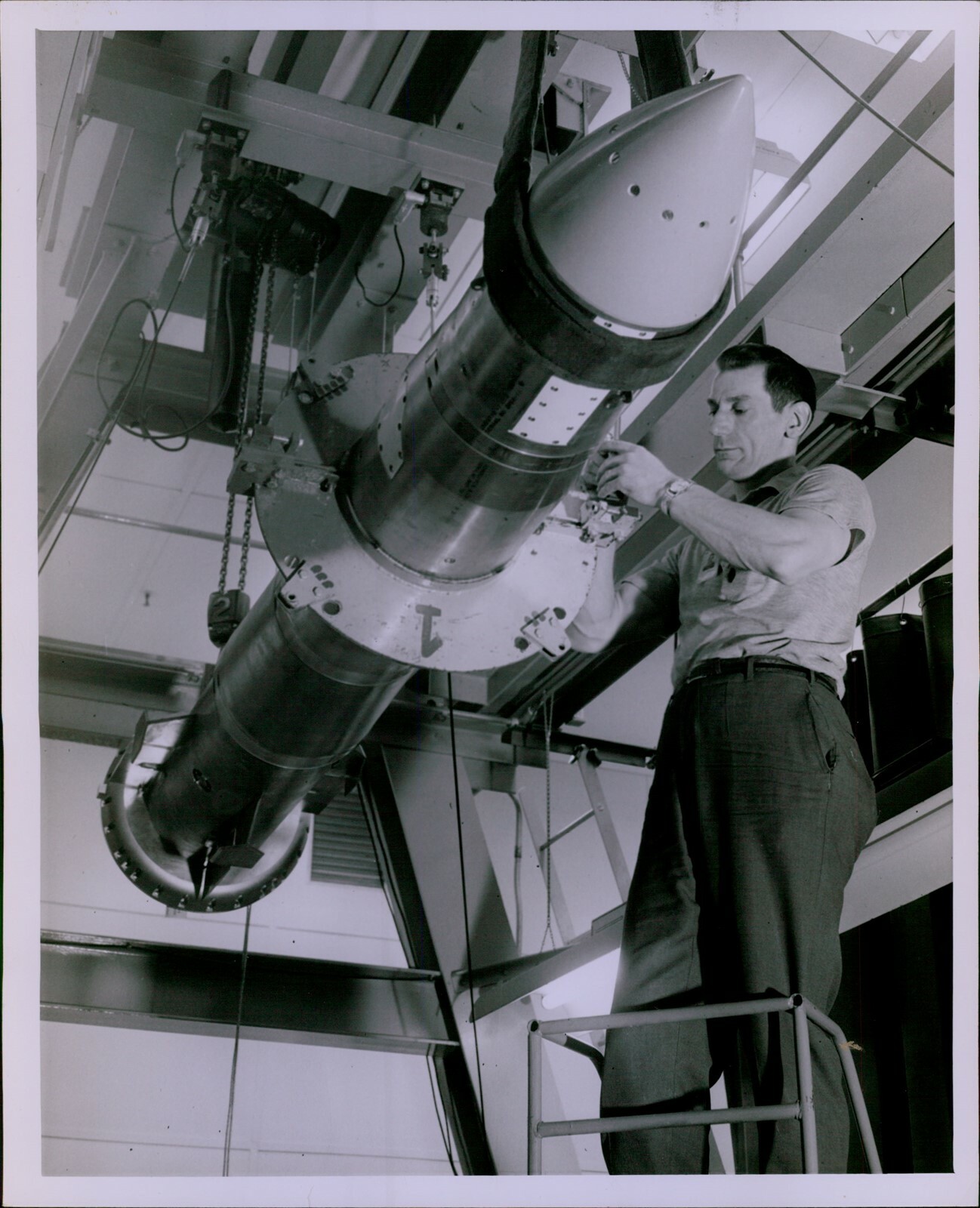 LG820 Original Photo UUM-44 SUBROC United States Navy Missile ...