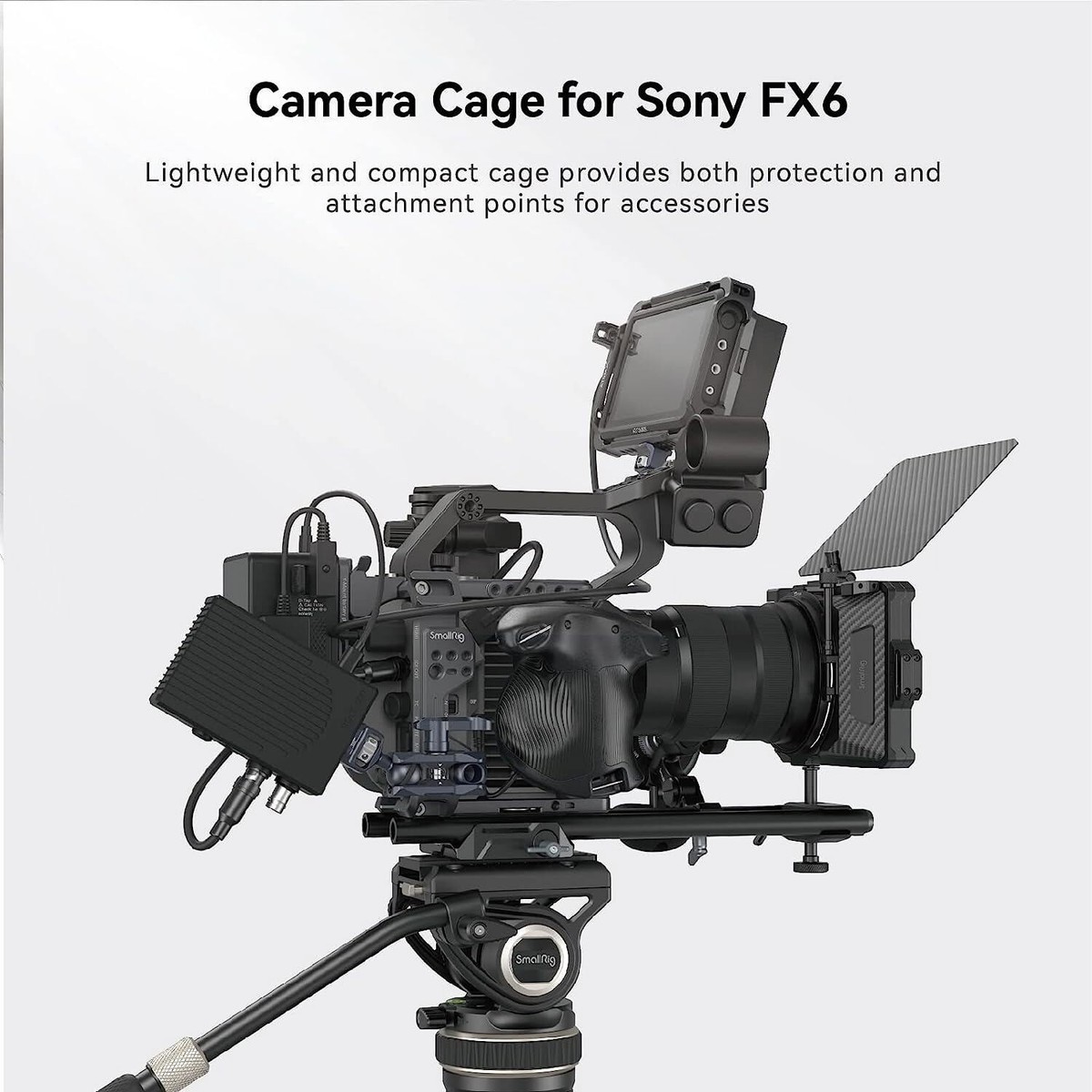 SmallRig FX6 Camera Cage Kit for Sony FX6 with V-Mount SmallRig FX6 Camera Cage Kit for Sony FX6 with V-Mount