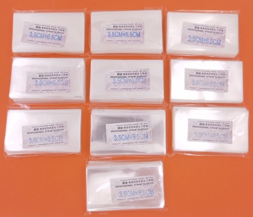 Lot 1000 Pcs Stamp Sleeves Holders Professional Collection Protection 3 ...
