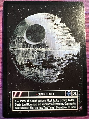 SWCCG Death Star II Rare System Location Star Wars CCG SWCCG Near-Mint ...