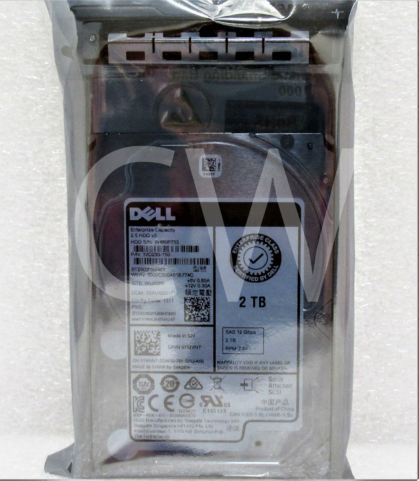 TMVN7 ST2000NX0463 Dell ENT 2TB 7.2K RPM 12Gb/s 2.5" SAS Server HDD ...