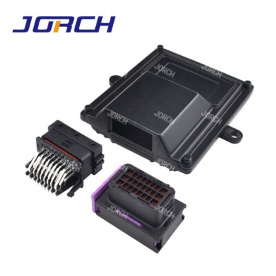 24 Pin Single Aluminum Car Ecu Case Enclosure With Fci Pcb plug ...