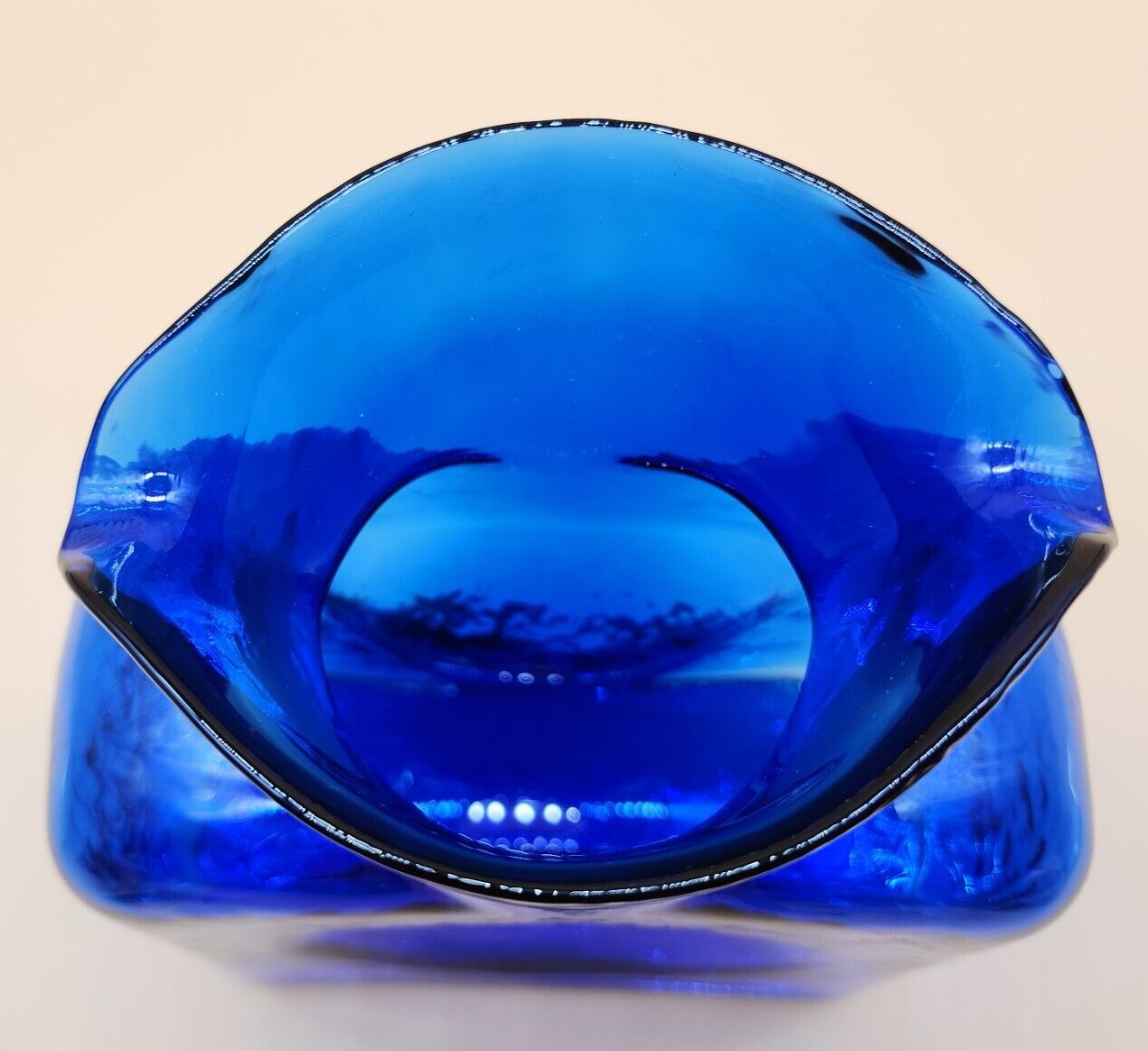 Vintage BLENKO Handcraft/Hand Made Cobalt blue Pitcher/Vase, Highly ...