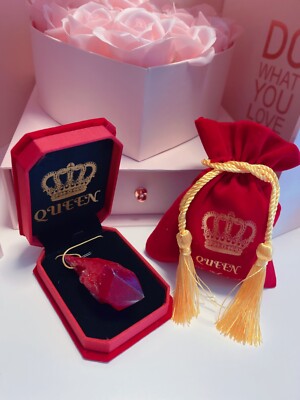 Rare Huge 275CT Padparadscha Sapphire Raw Necklace, Rough Sapphire ...