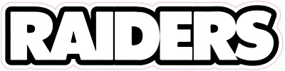 Las Vegas Raiders Football Vinyl Decal Sticker Car Truck Bumper Tumbler ...