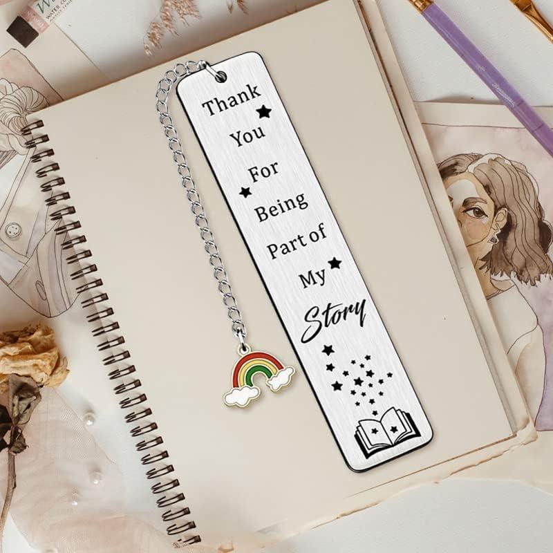 Thank You Gifts for Women Men Teacher Appreciation Bookmarks for Book ...