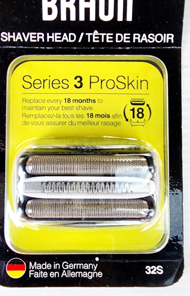 Braun Series 3 ProSkin 32S Shaver Head Cassette Replacement New | eBay