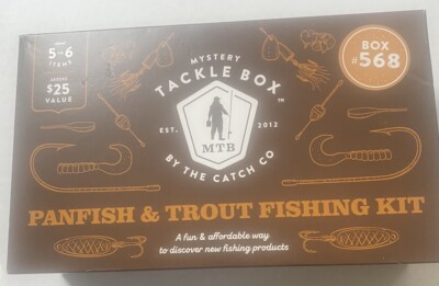PANFISH&TROUT FISHING KIT-Mystery Tackle Box 568 -New Box | eBay