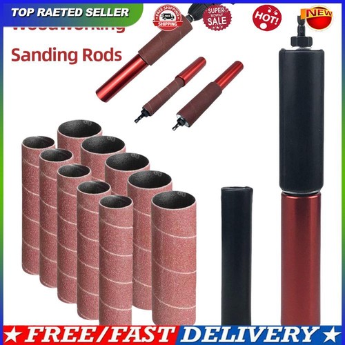 Sanding Rod Kit Portable Sanding Drum Sander Tool Set Electric Drill ...