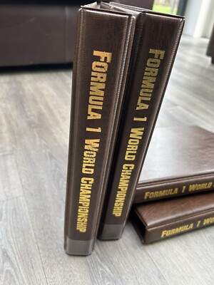 SALE 4x F1 Formula 1 World Championship cover albums brown | eBay UK
