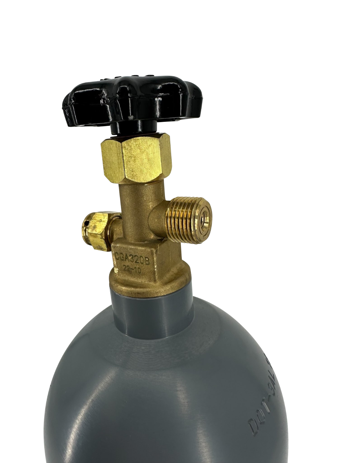 5lb Aluminum CO2 tank CGA 320 Valve DOT Approved Cylinder for Kegerator ...