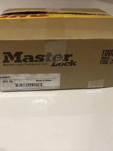 Master Lock 930DPF High Security Keyed Different Padlock with 2-1/2-Inch Solid Steel Body, 1-1/8 ...