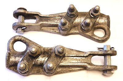 STEEL BOLTED DEAD END DISTRIBUTION STRAIGHT LINE STRAIN CLAMP (2 PCS ...