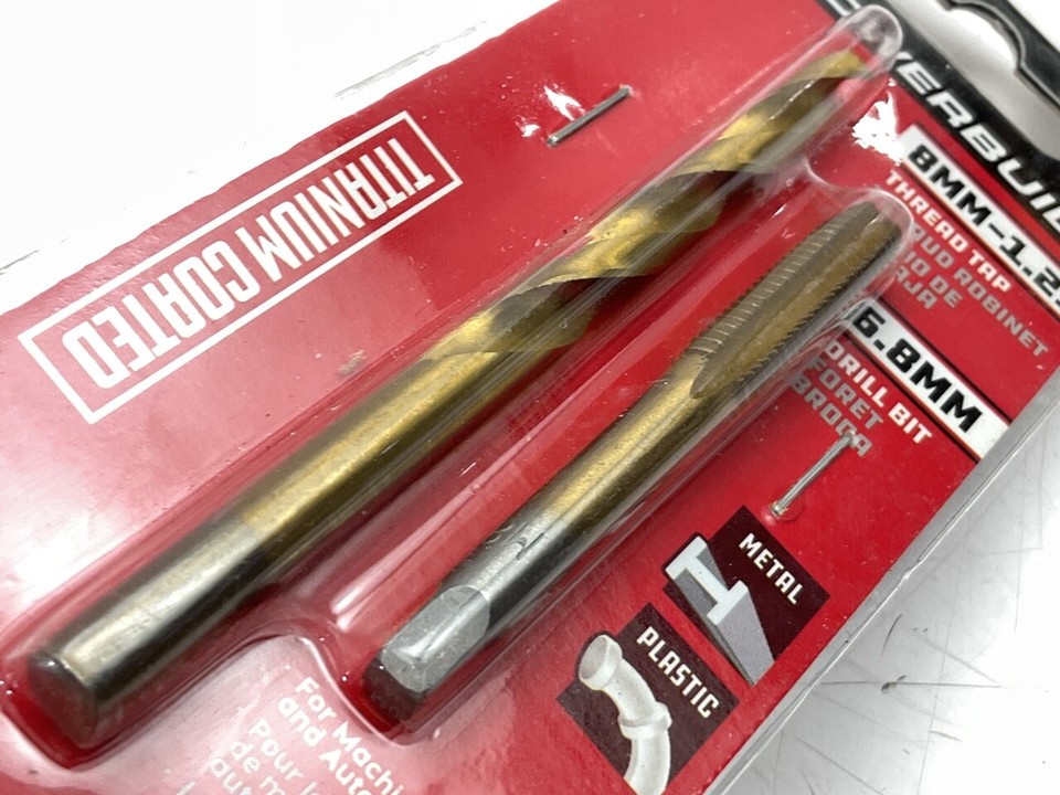 Powerbuilt 642490 8mm-1.25 Tap & 6.8mm Drill Bit | eBay