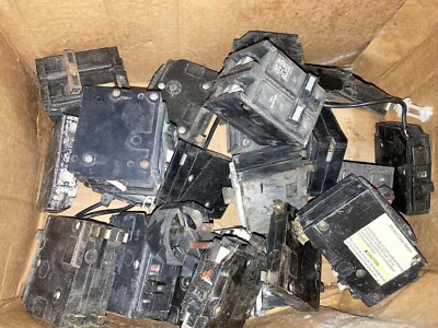 LOT of Vintage Circuit Breakers - Brown - UNTESTED! | eBay