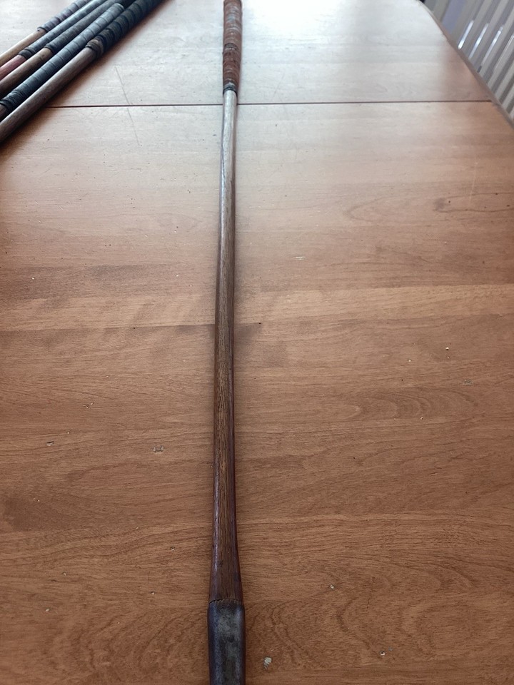 Antique Hickory Wood Shaft Driving Iron Smooth Face 1890s D7, 39.25 ...