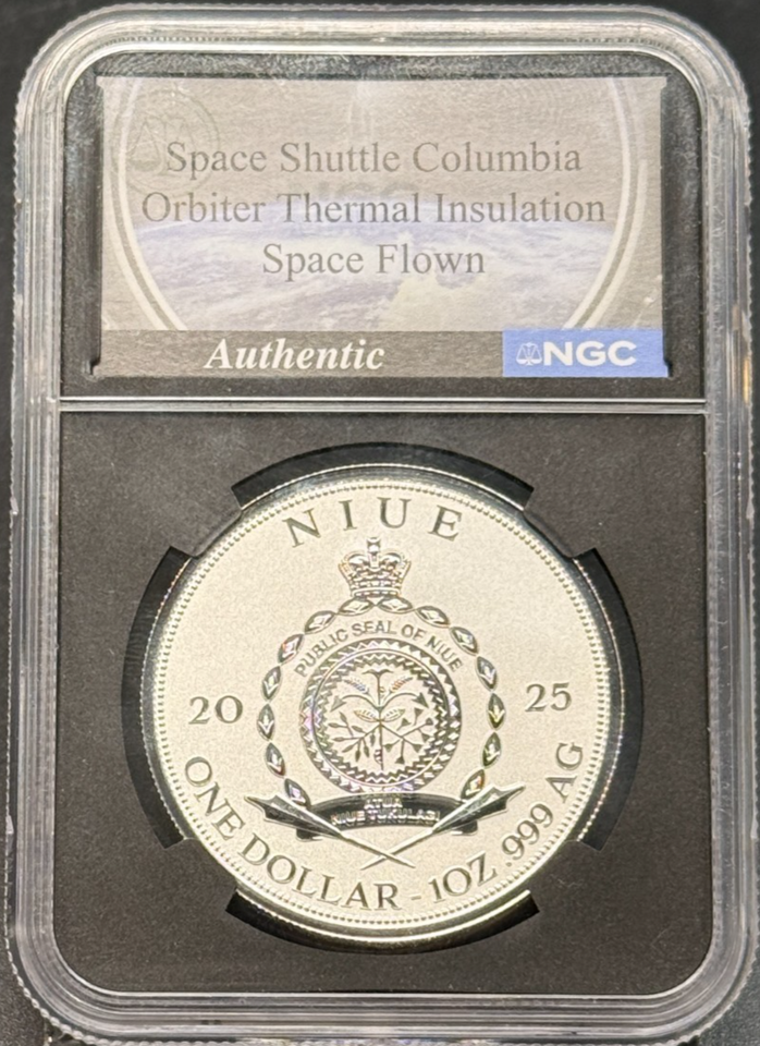 2025 Niue $1 Columbia Silver Shuttle NGCX Reverse PF 10, First Releases | eBay