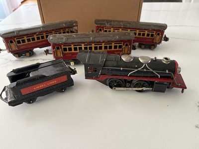 Prewar Lionel Lines Steam Engine #1681 w/ Tender & #1690 & #1691 Cars ...