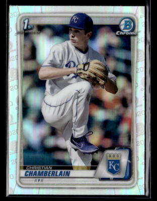 Christian Chamberlain - 2020 Bowman Draft 1st Chrome Refractor #BD-84 ...