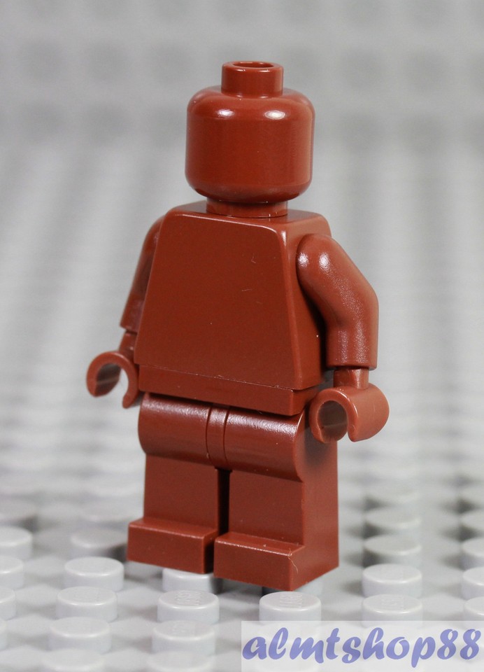 LEGO - Monochrome Minifigure - Genuine Brand Plain Solid Torso Legs ...