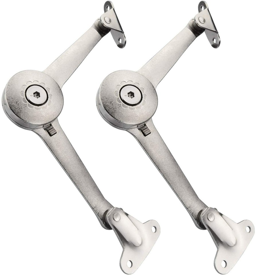 1Pair Lid Support Hinge Random Angle Lid Flap Stays for Cabinet Chest ...