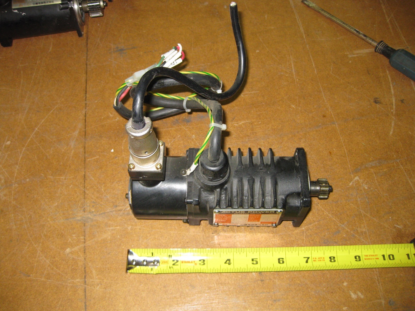 Actus Power AC Servo Motor NA20-1.5F2-G22 Nikki Denso ES20-PL5 Encoder ...