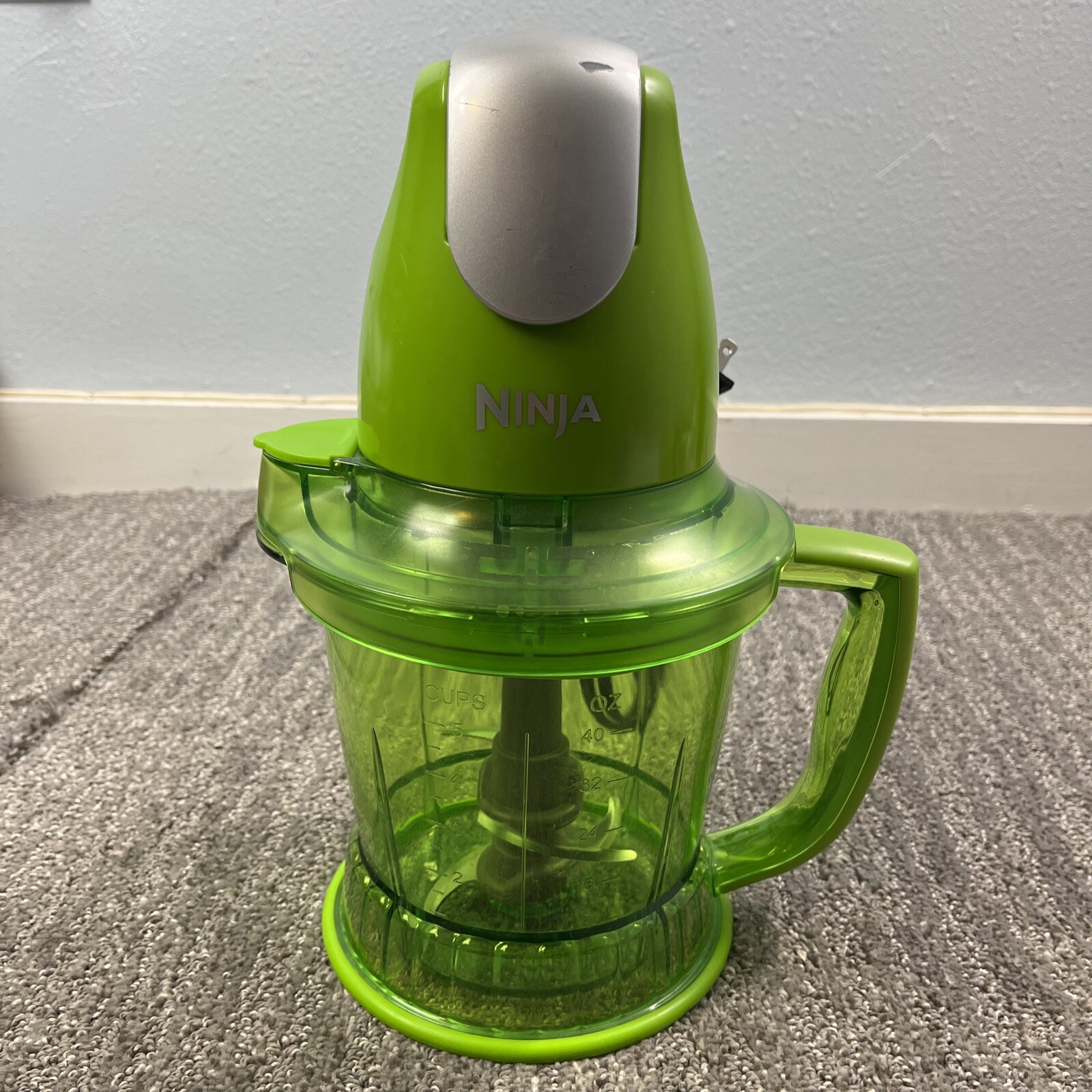 Used Ninja Storm QB751QL LIME GREEN Food Processor 450W 40 Oz. 5 Cup | eBay