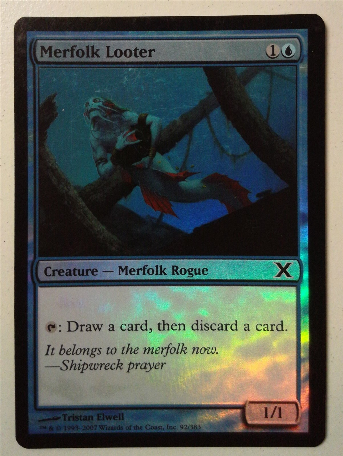 Merfolk Looter *FOIL Common* Magic MtG x1 Tenth 10th Edition SP | eBay