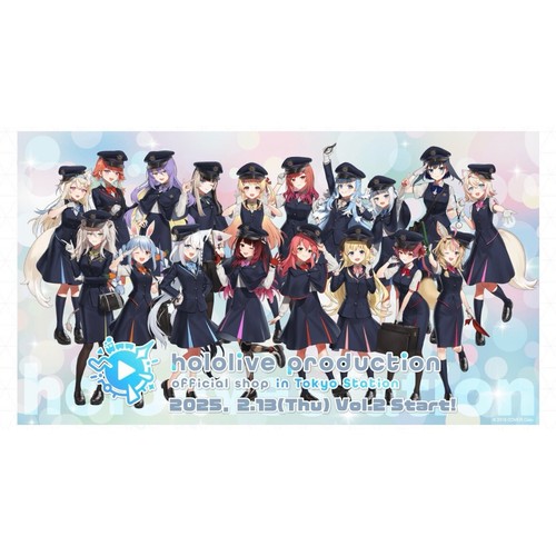 Hololive Fuwawa Mococo Abyssgard Acrylic Stand Tokyo Station Set of 2 ...